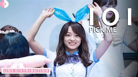 IOI Pick Me Line Distribution Color Coded YouTube