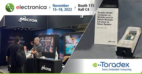 Toradex Our Maivin Demo Is Being Showcased At