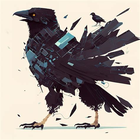 Premium Photo Raven Man