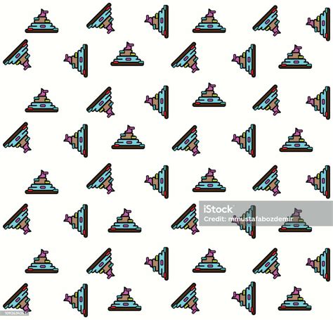 霜淇淋背景圖樣概念向量圖形及更多冰圖片 冰 凍結的 卡通 Istock