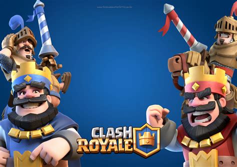 Convite Gratis Clash Royale Clash Royale Drawings Royal Logo Party