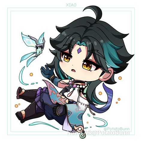 Chibi Xiao Genshin Impact Hoyolab