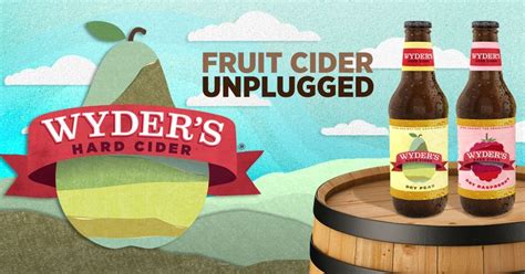 Wyders Cider Fruit Cider Unplugged Cider Hard Cider Pear Cider