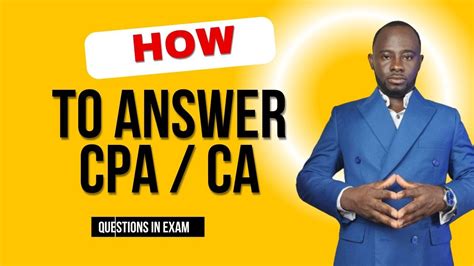 Im Answering Your Cpa Exam Questions And Giving Tips Youtube