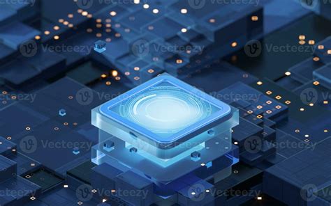Circuit And Materials Science And Technology 3d Rendering 27826549
