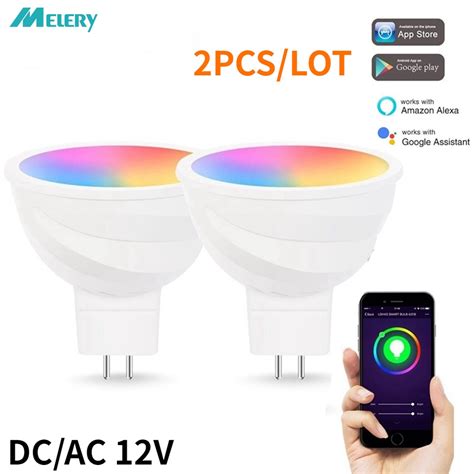 WiFi MR16 Smart LED Light Bulb AC DC 12V GU5 3 Reflector Spoltlight 50W