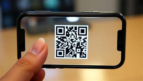 Hand Holding Phone Scanning Qr Code Mobile Technology Digital Interaction Contactless Payment