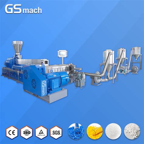 Plastic Kneader Mixer Filler Masterbatch Machine Single Screw Extruder