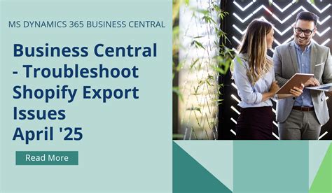 Business Central Troubleshoot Export Issues On Shopify Brookland