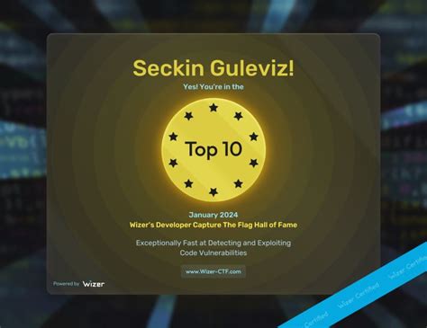 Seckin Guleviz On Linkedin Big Thanks To Wizer Free Security