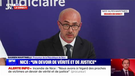 Incendie de Nice le profil du second individu interpelé détaillé par le procureur