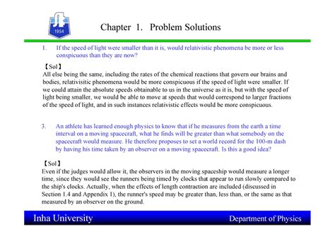Solution Manual Of Physics By Beiser PDFDrive Chapter 1 Problem Solutions If The Speed Of