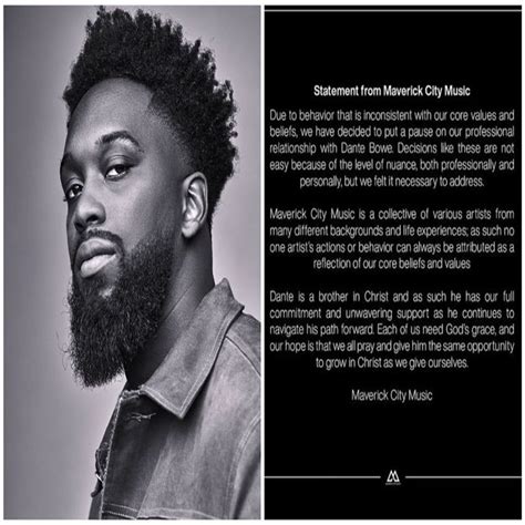 Maverick City Music Temporarily Cuts Ties With Gospel Singer Dante Bowe