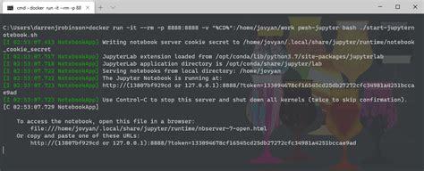 docker powershell jupyter notebook environments darrenjrobinson bespoke identity and access