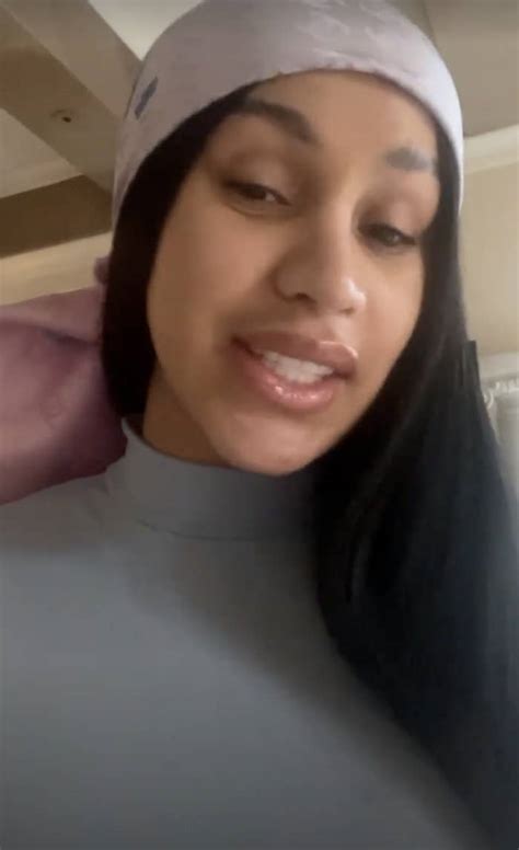 Cardi B Showed Her Mustache In A Fairly Nsfw Instagram Story