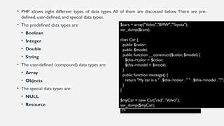 Introduction To PHP And MySql Basics Pptx