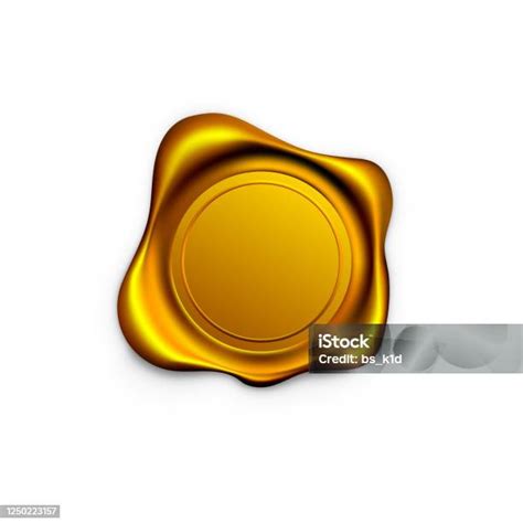 골드 스탬프 왁스 씰 복고풍 라벨 품질 보증 라벨 벡터 일러스트레이션 0명에 대한 스톡 벡터 아트 및 기타 이미지 0명 3차원 형태 갈색 Istock