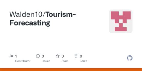 Github Walden10tourism Forecasting