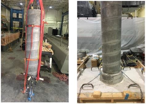 Bridge Column Made Of Uhpc Shell Prefabricated Uhpc Shell Left Uhpc
