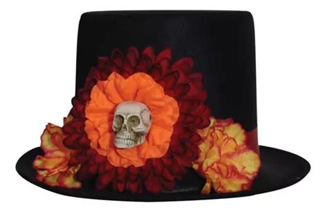 Sombrero De Catrín Disfraz De Catrín Día De Muertos Cosplay Cuotas