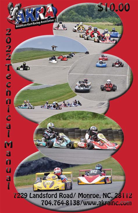 2022 Akra 4 Cycle Technical Manual Akra American Kart Road Racing