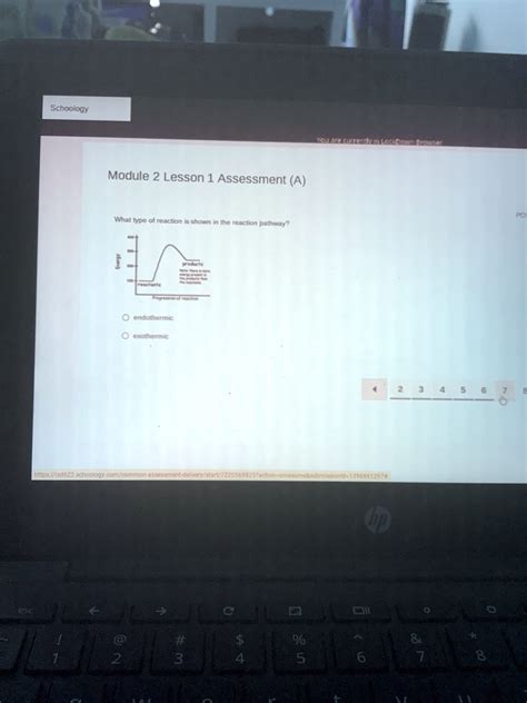 Module 2 Lesson 1 Assessment What Type Of Reaction Is Shown In The