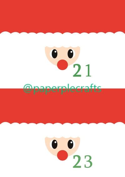 무료도안 2022 어드벤트 캘린더 만들기diy Christmas Advent Calendar크리스마스장식 만들기 Free