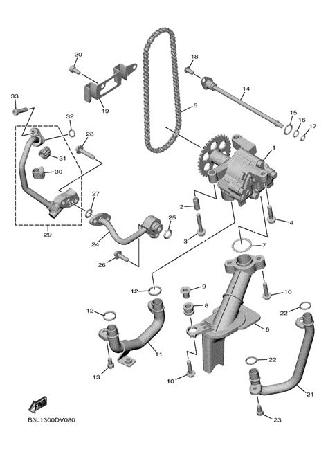 Moto TH Yamaha YZF R1 2022 Parts OIL PUMP
