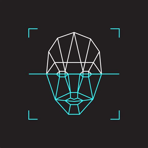 Recognition Icon Face Id Identity Biometric Verification Sign Authentication Technology Mobile