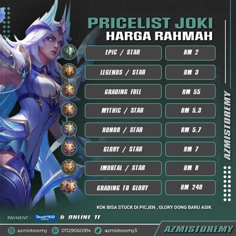 Mobile Legend Joki Rank Tickets Vouchers Store Credits On Carousell