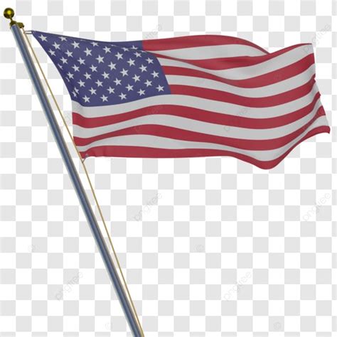 포스트와 함께 흔들며 미국 국기 미국 작은 외딴 섬 깃발을 흔들며 미국 작은 외딴 섬 플래그 투명 극을 흔들며 미국 국기 Png 일러스트 및 Psd 이미지 무료