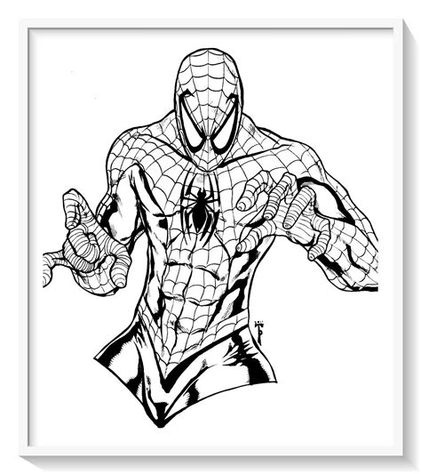 Imagenes Del Hombre Araña Para Colorear Faciles Páginas imprimibles