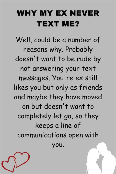 Why My Ex Never Text Me