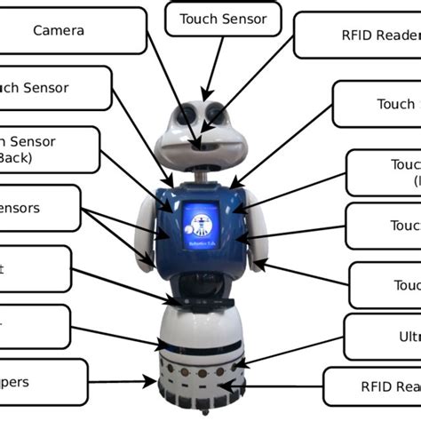 1 The Sensors Of The Robot Maggie Notice The Kinect Rgb D Sensor
