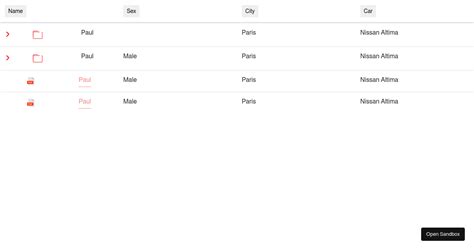 DevExtreme React Grid For Bootstrap Tree View With Link Codesandbox