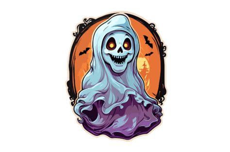 Halloween Ghost Svg Png Graphic By Tahiltahsin · Creative Fabrica
