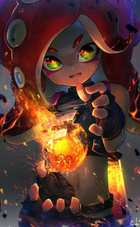 Splatoon The Red Inkling Fireball Splatoon Memes Nintendo Splatoon
