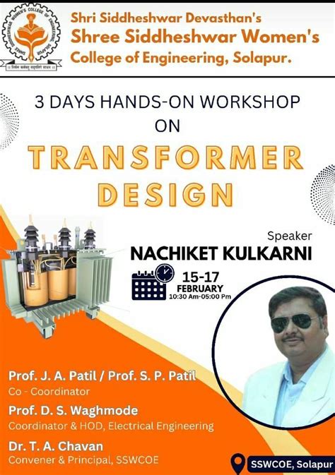 Sswcoe Solapur On Linkedin Electrical Department Of Sswcoe Solapur Organized The 3 Days Hands On…