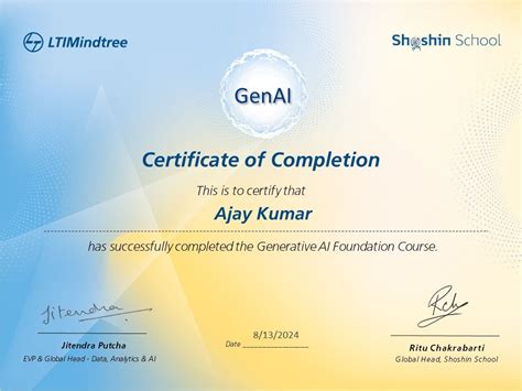 ajay kumar on linkedin generativeai genai