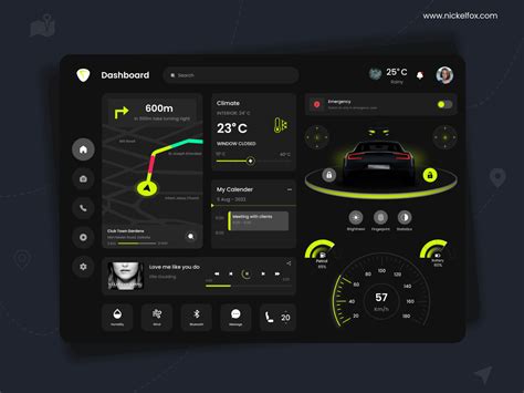 Car Assistant Dashboard By Vanshika Pandey For Nickelfox Uiux Design