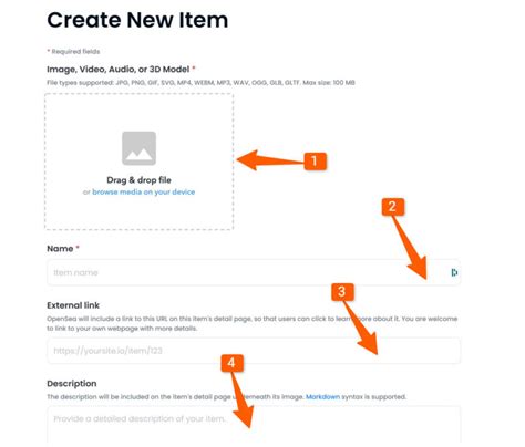 How To Create An Nft On The Opensea Platform Minerium