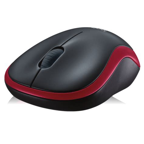 עכבר אלחוטי Logitech M185 צבע אדום Logitech עכברים