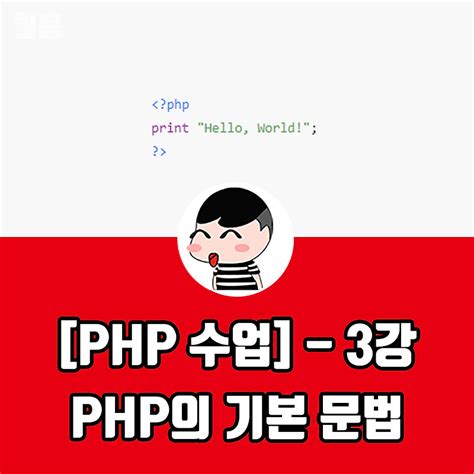 [php 수업] 3강 php의 기본 문법