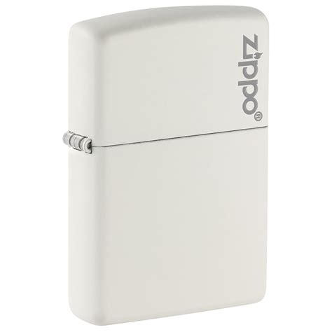 Classic White Matte Zippo Logo Zippo Chile