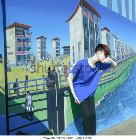High School Boy Enjoying Songdo Trick Ai Generated Image 2388115581