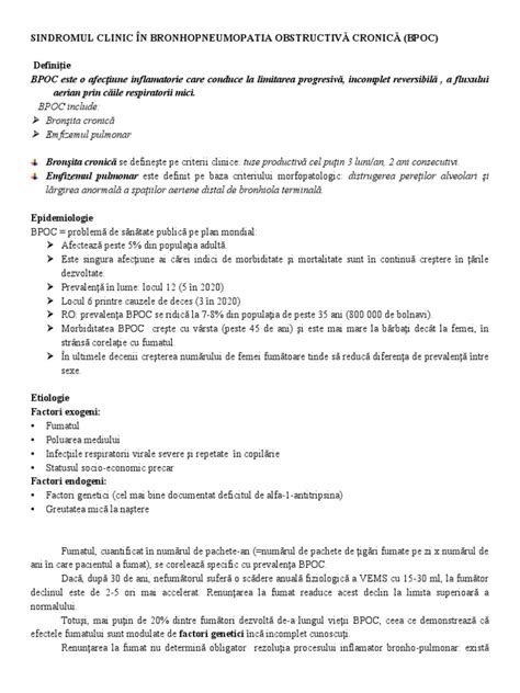 Cursul 2 Respirator Bpoc Ira Pdf