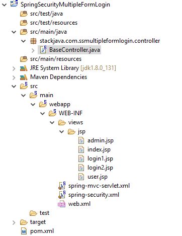 Spring Mvc Security D Ng Nhi U Trang Login Multiple Form Login