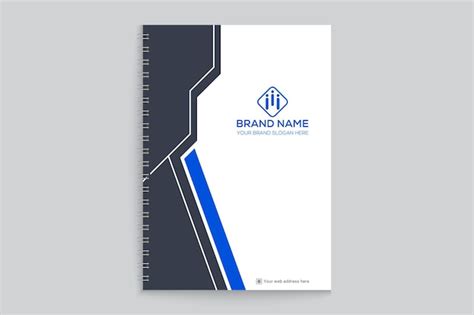 Premium Vector Real Estate Notebook Cover Design