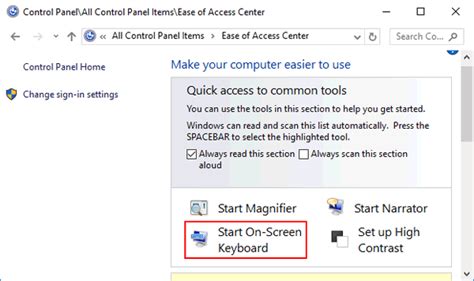 6 Ways To Open On Screen Keyboard In Windows 10 Password Recovery