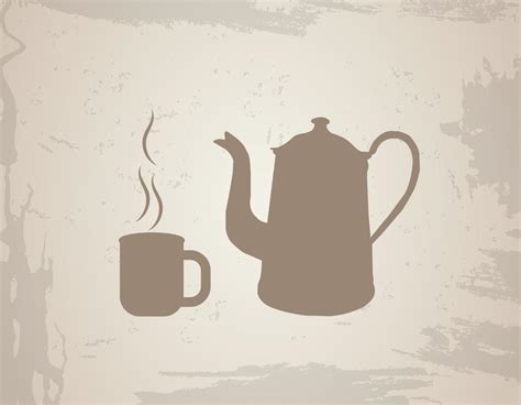 Cafeteira E Caneca Para Café Ou Chá 11818833 Vetor No Vecteezy